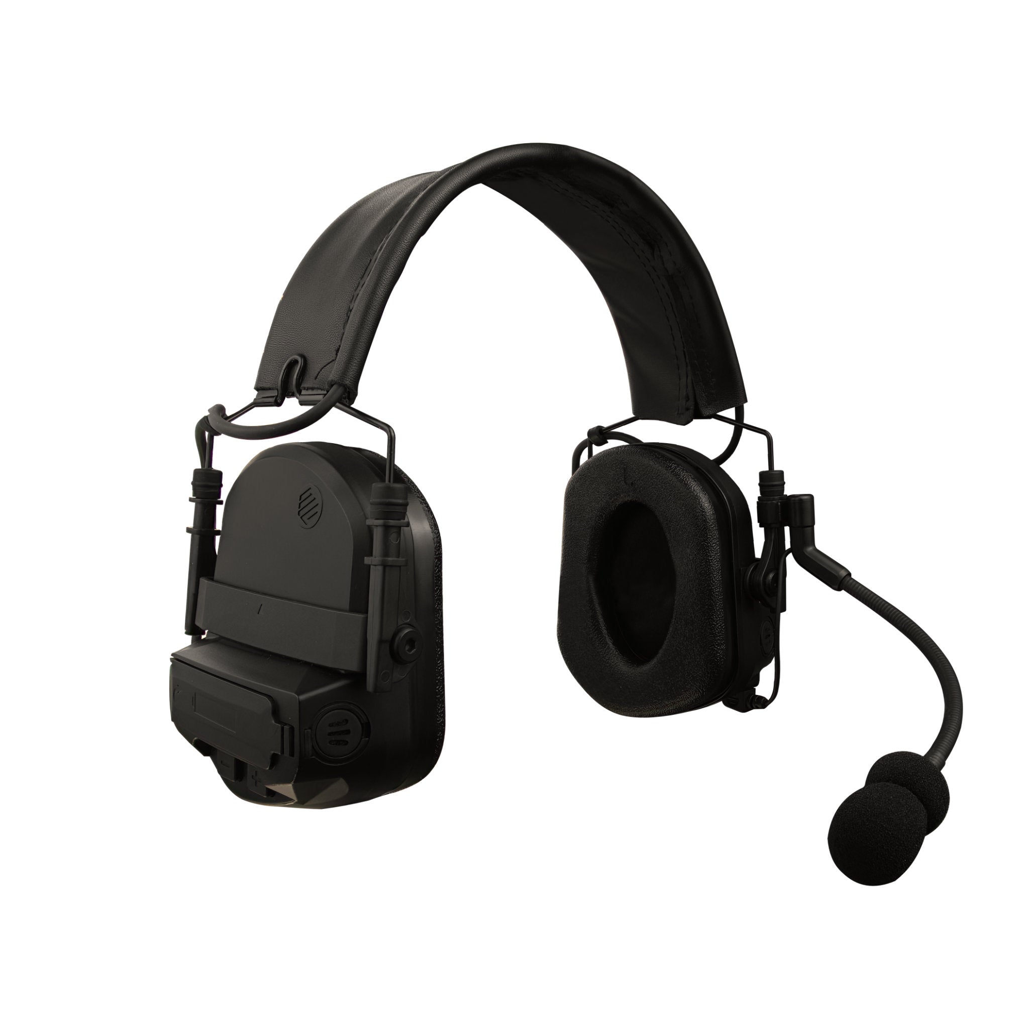 PolTact V2 Tactical Comms Helmet Headset w/ Active Hearing Protection ...